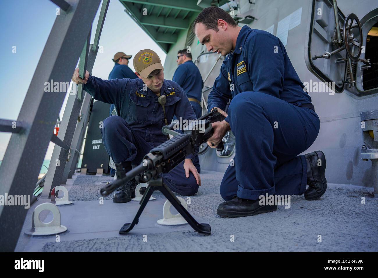 SINGAPORE (March 9, 2023) Sonar Technician (Surface) 1st Class Dylan ...