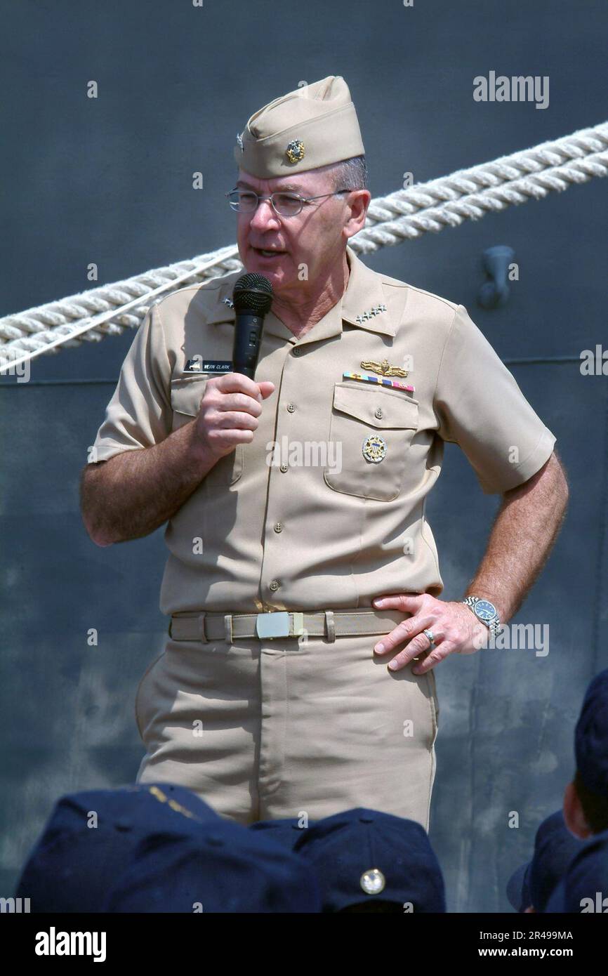 US Navy Adm. Vern Clark Stock Photo - Alamy