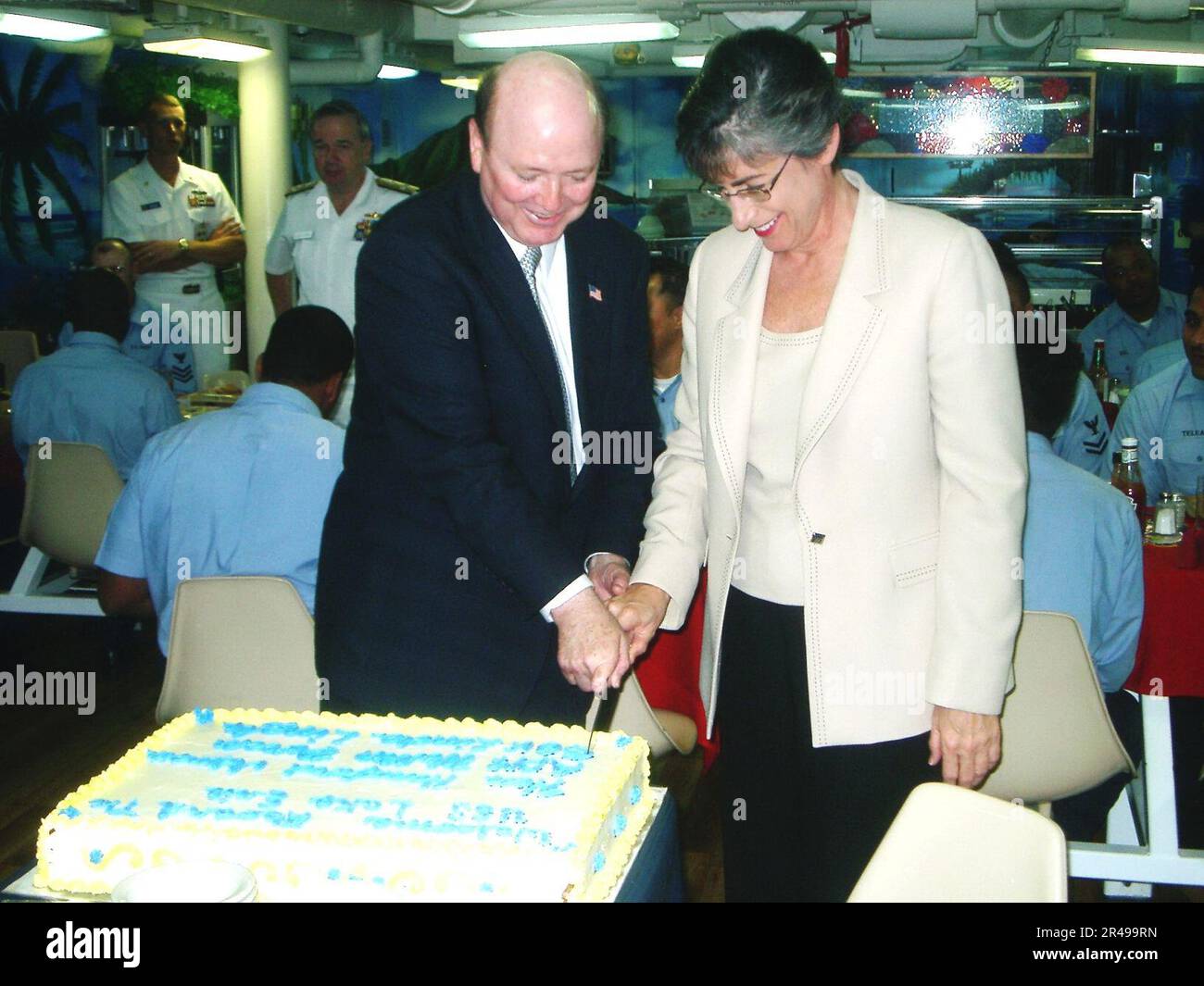 US Navy he Honorable Hansford T. Johnson, acting Secretary of the Navy ...