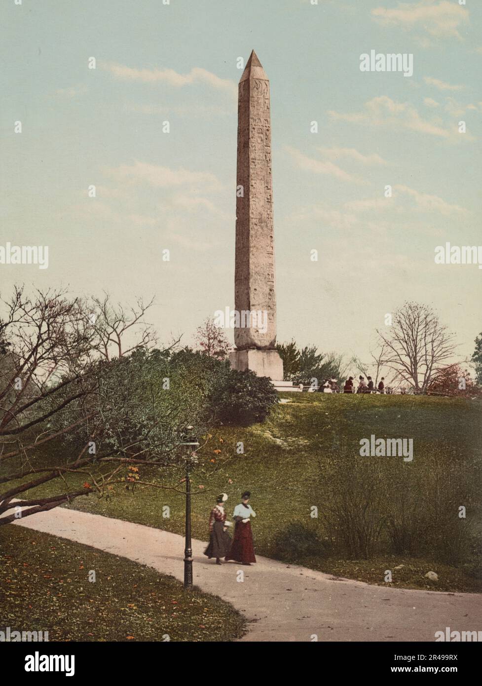The Obelisk, Central Park, New York City, c1901 Stock Photo - Alamy