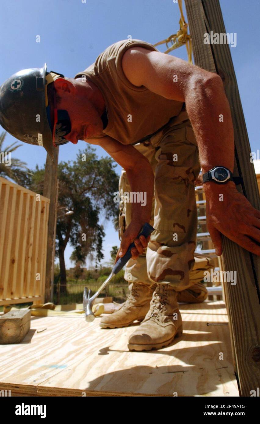 US Navy Builder Stock Photo - Alamy