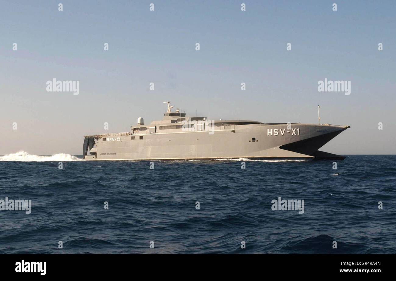 US Navy Joint Venture, High Speed Vessel Experimental One (HSV X1 ...