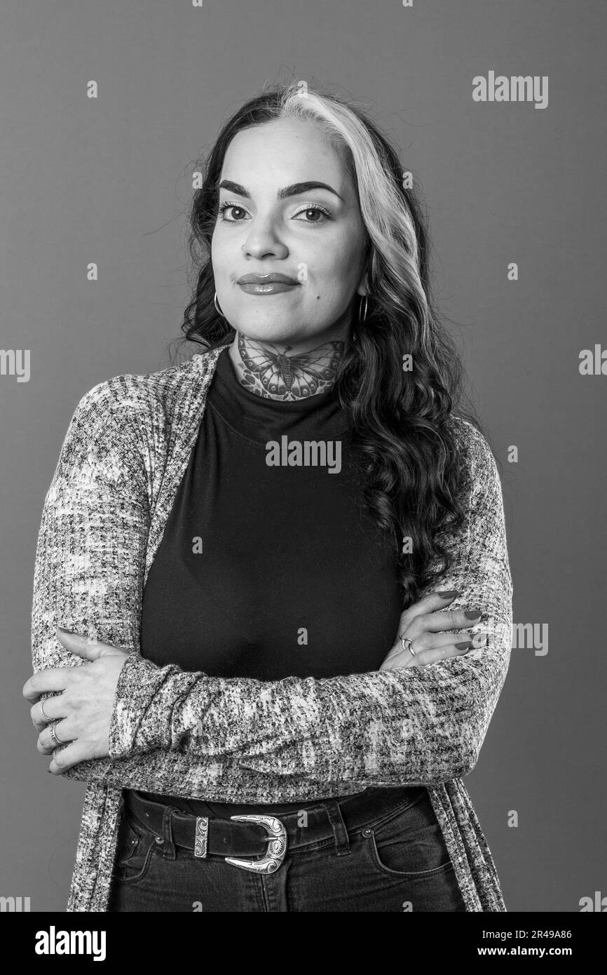 Feminine power beautiful woman Black and White Stock Photos & Images ...