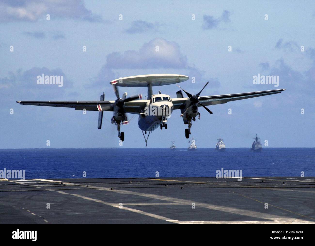 US Navy An E-2C Hawkeye assigned to the ''Sunkings'' of Carrier ...