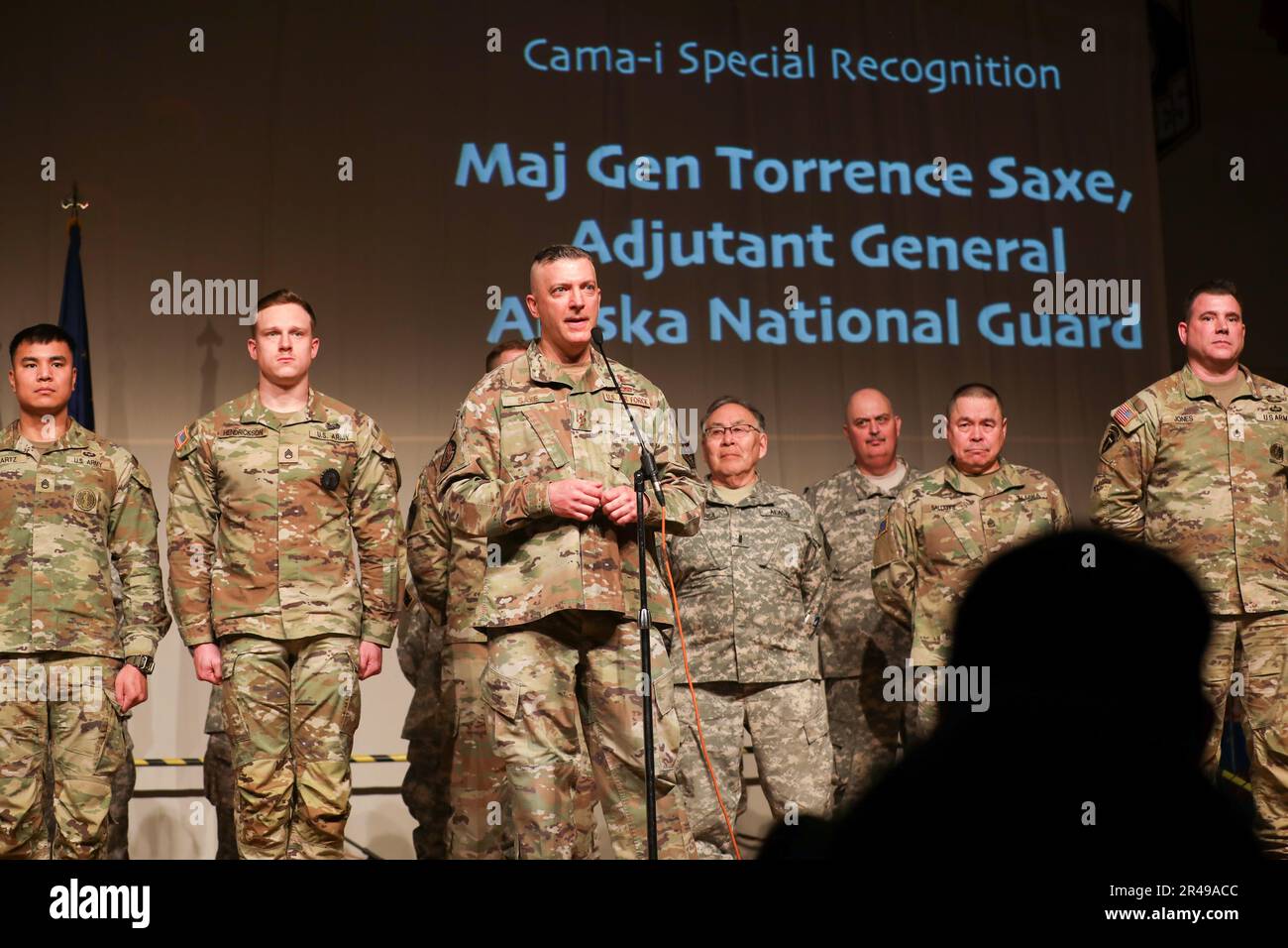 Maj. Gen. Torrence Saxe, adjutant general of the Alaska National Guard ...