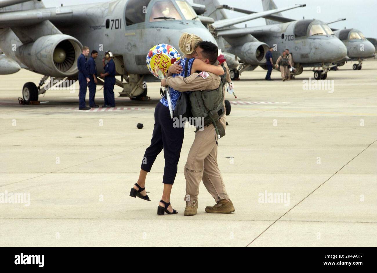 US Navy A pilot assigned to Sea Control Squadron Twenty Eight (VS-38 ...