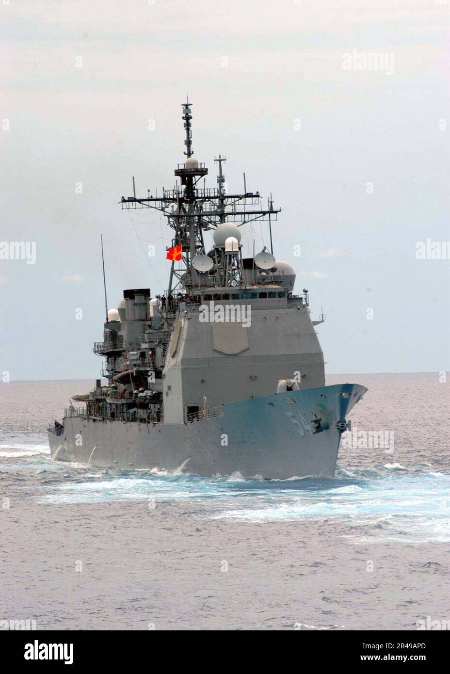 US Navy The guided missile cruiser USS Antietam (CG 54) approaches the ...