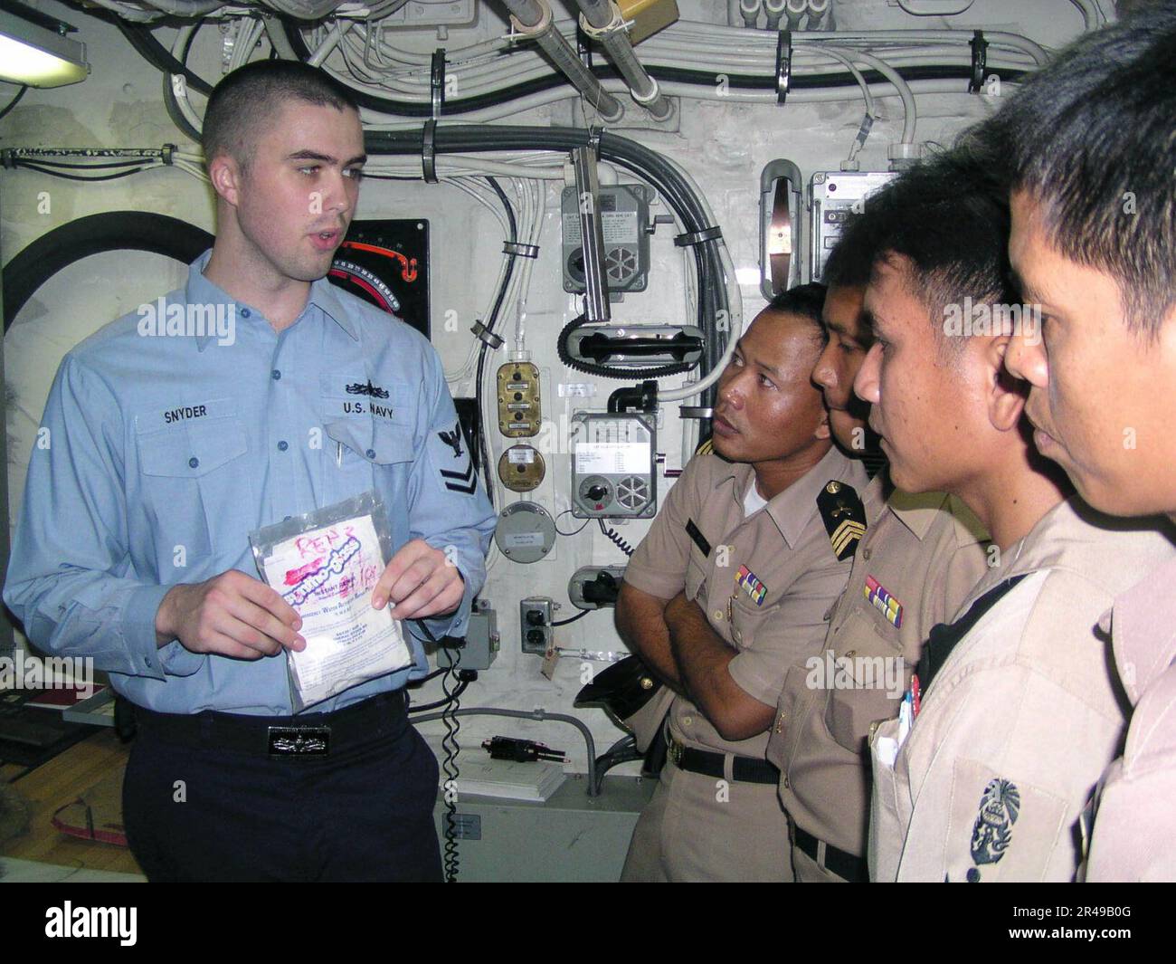 US Navy Damage Controlman Stock Photo - Alamy