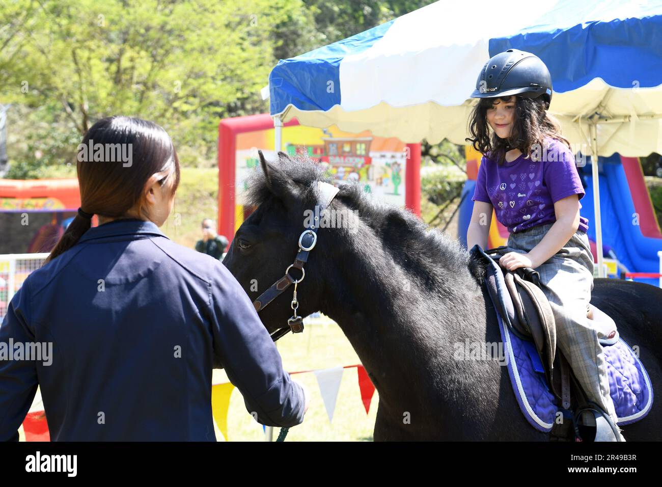 Charlee Workman, daughter of Tech. Sgt. Taylor Workman, 374th Airlift ...