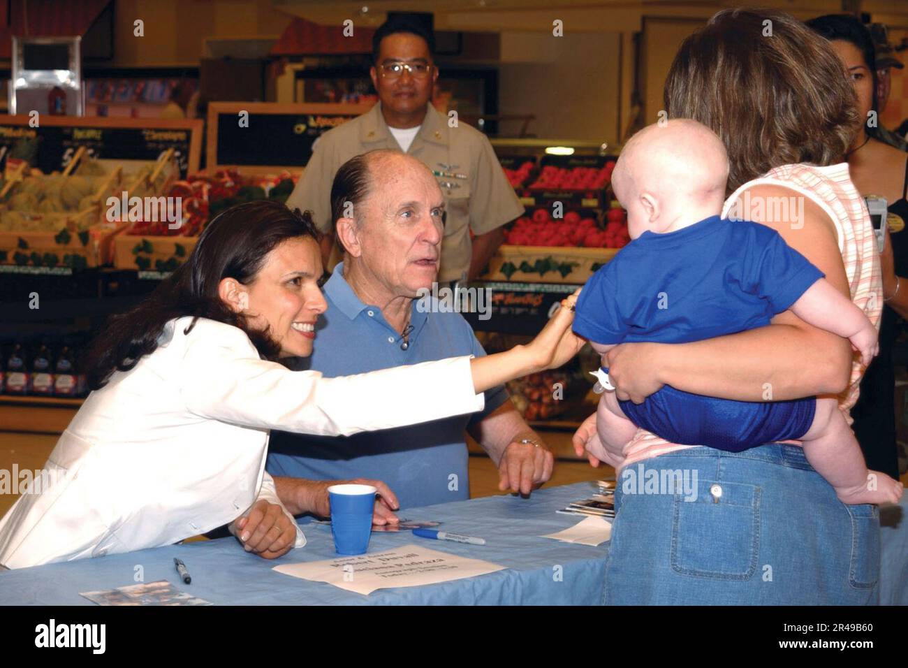 US Navy Actor-Writer-Director Robert Duvall and Actress Luciana Pedraza ...