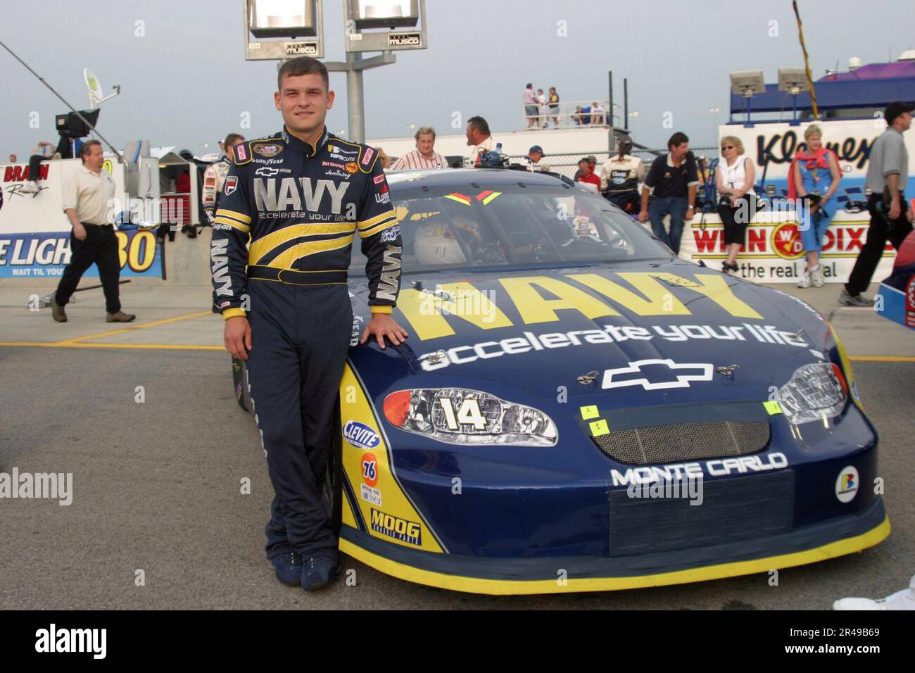 US Navy Casey Atwood from Antioch, Tenn., drives the Fitz-Bradshaw ...