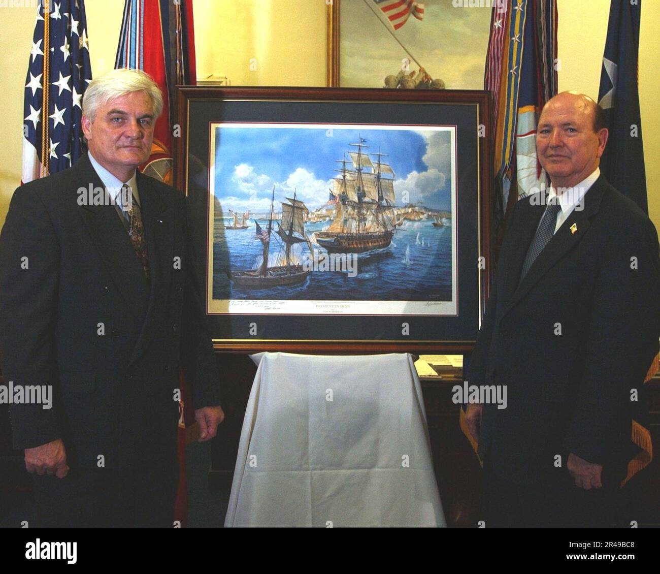 US Navy Award-winning artist Tom W. Freeman presents his painting ...
