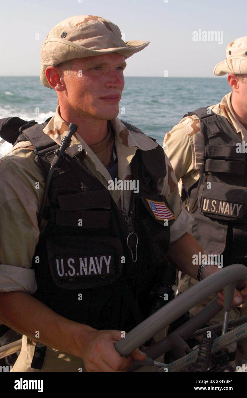 US Navy Boatswain's Mate Stock Photo - Alamy