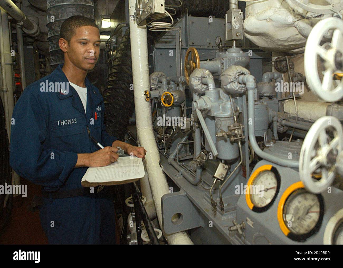 US Navy Machinist's Mate Stock Photo - Alamy