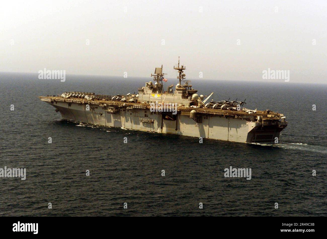 US Navy The amphibious assault ship USS Iwo Jima (LHD 7) conducts air ...