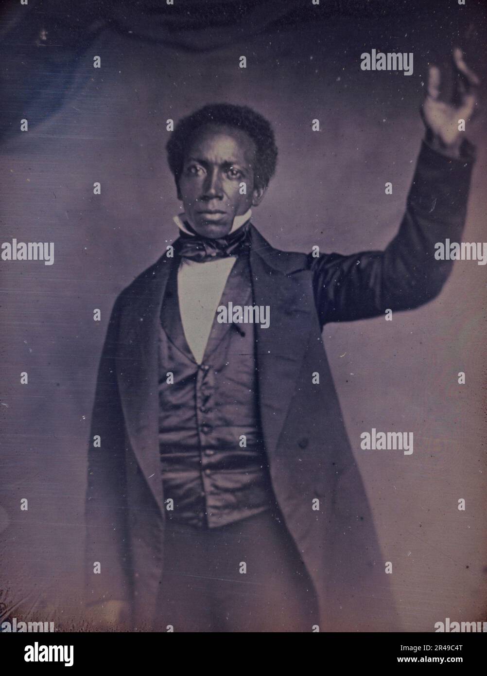 Edward J. Roye, three-quarter length portrait, standing, with hand ...