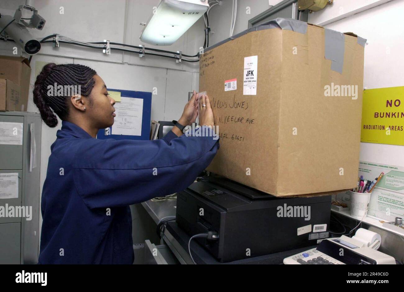 Military postal clerk hi-res stock photography and images - Alamy
