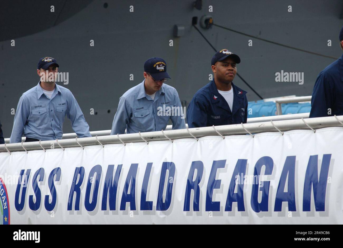 US Navy Ronald Reagan Sailors practice ''bringing the ship to life ...