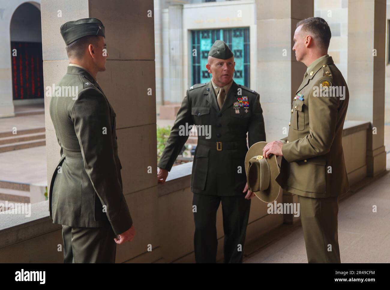 U.S. Marines Col. Brendan Sullivan, commanding officer of Marine ...