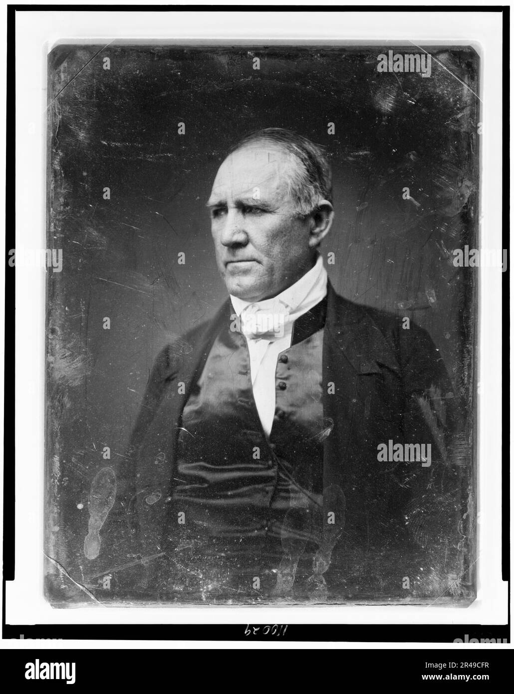 Sam Houston, half-length portrait, three-quarters to the left, in ...