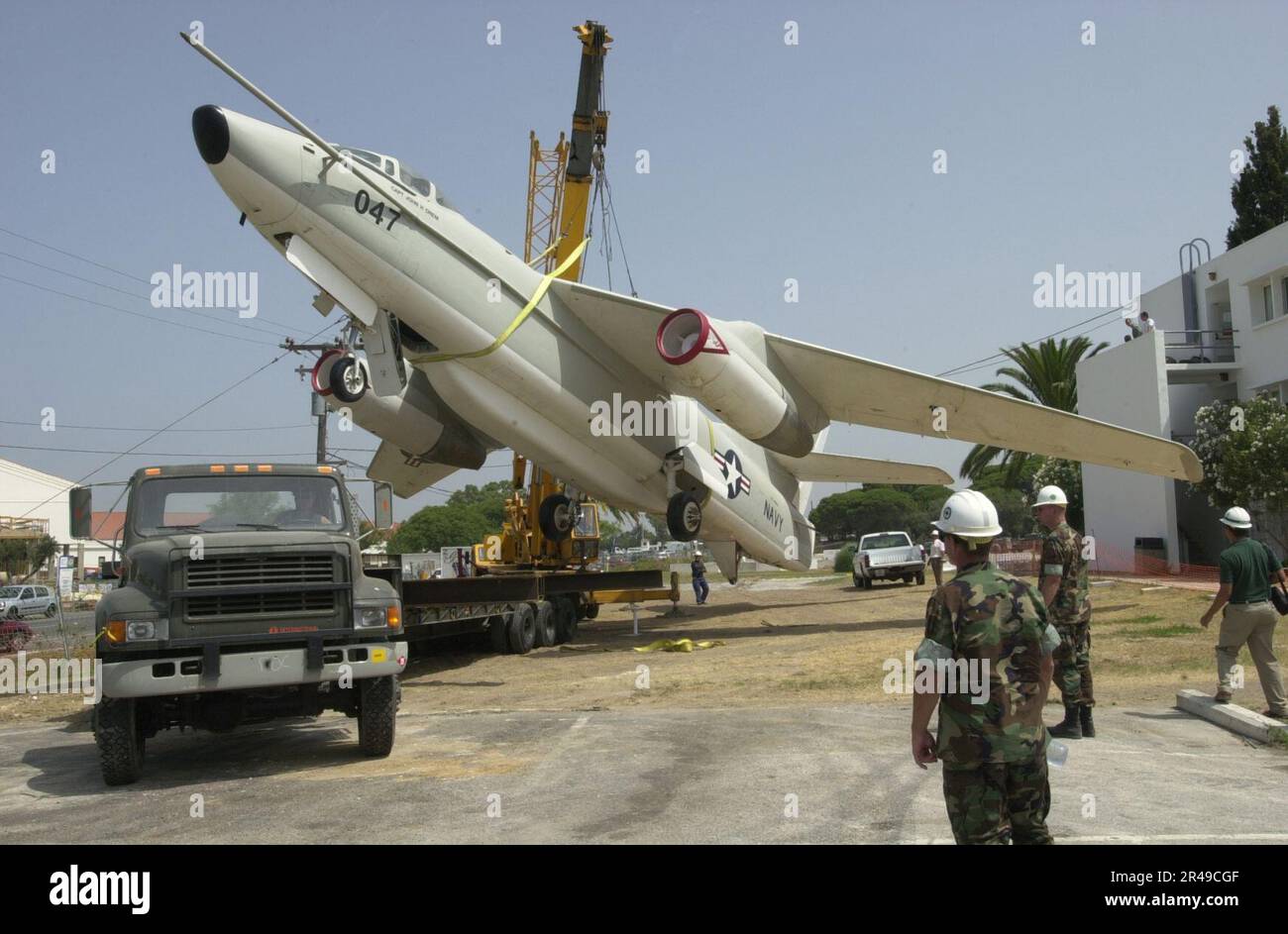 US Navy Seabees assigned to Naval Mobile Construction Battalion Twenty ...