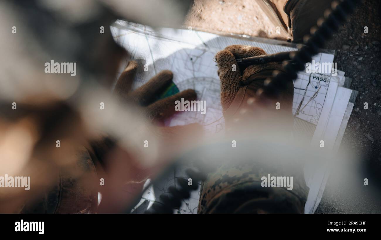 A U.S. Marine with 3d Littoral Combat Team, 3d Marine Littoral Regiment ...