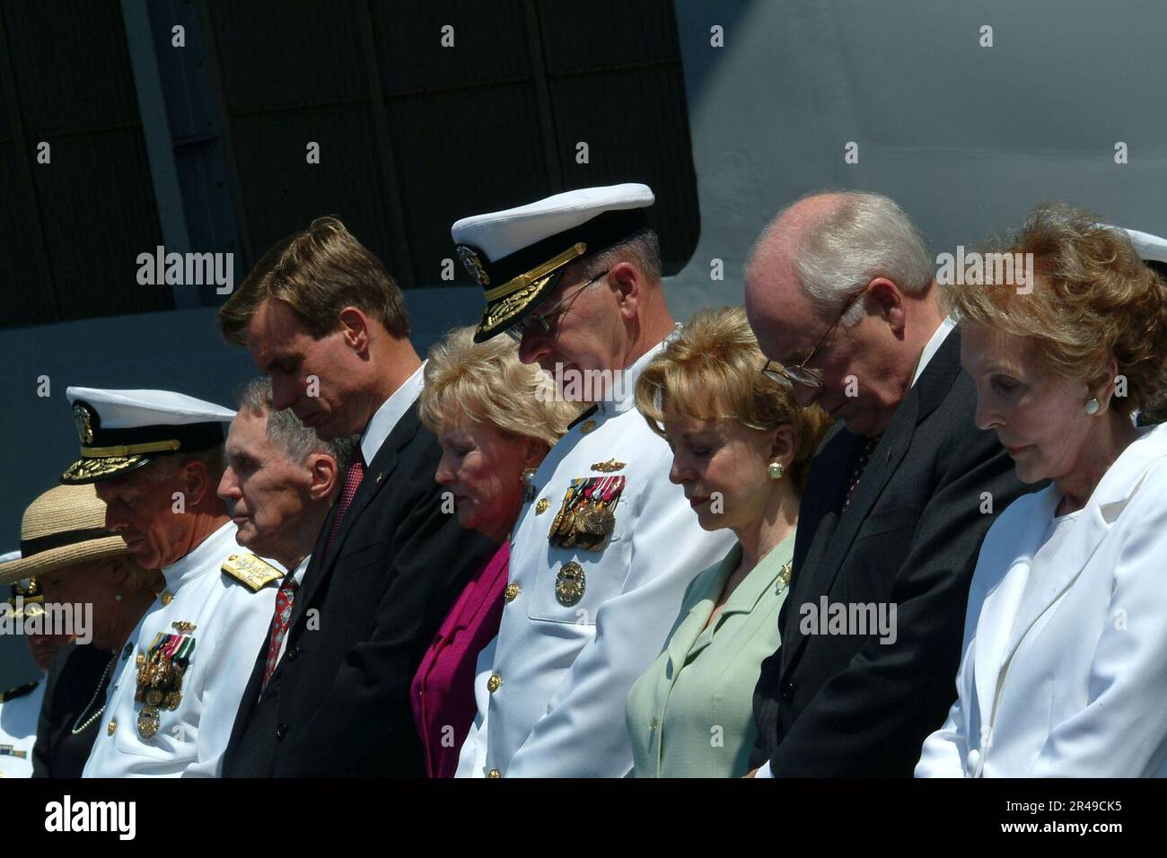US Navy Speakers for the commissioning ceremony of USS Ronald Reagan ...