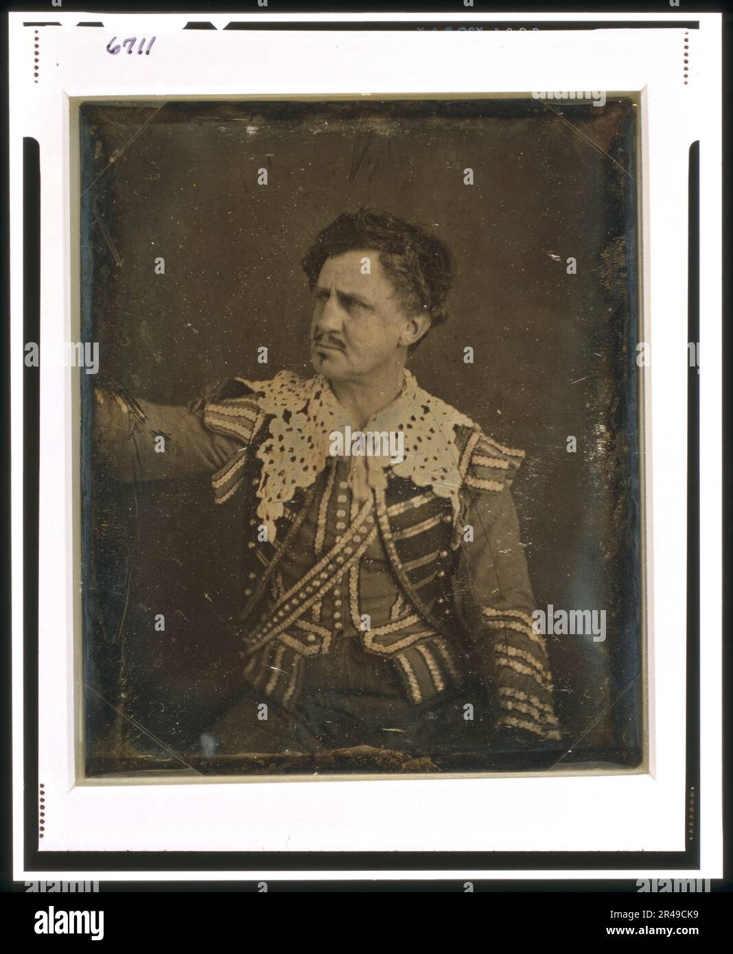 Junius Booth, half-length portrait, three-quarters to the left, in ...