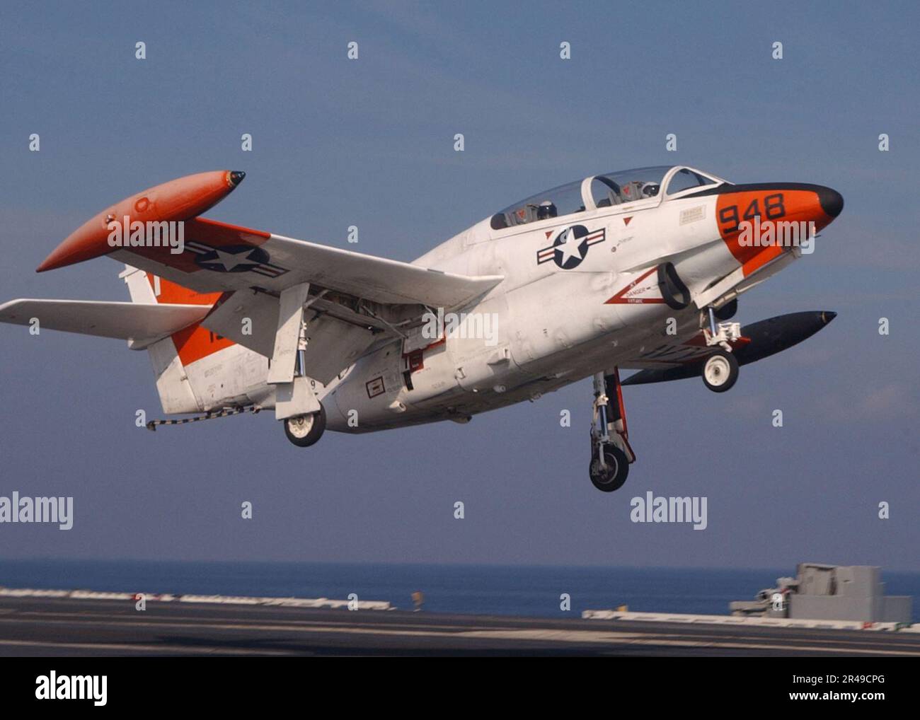 US Navy A T-2C Buckeye assigned to Fixed Wing Training Squadron Nine ...