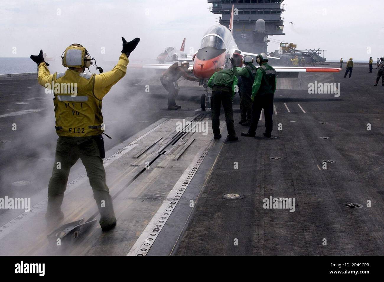 US Navy A T-45C Goshawk assigned to the Fixed Wing Training Squadron ...