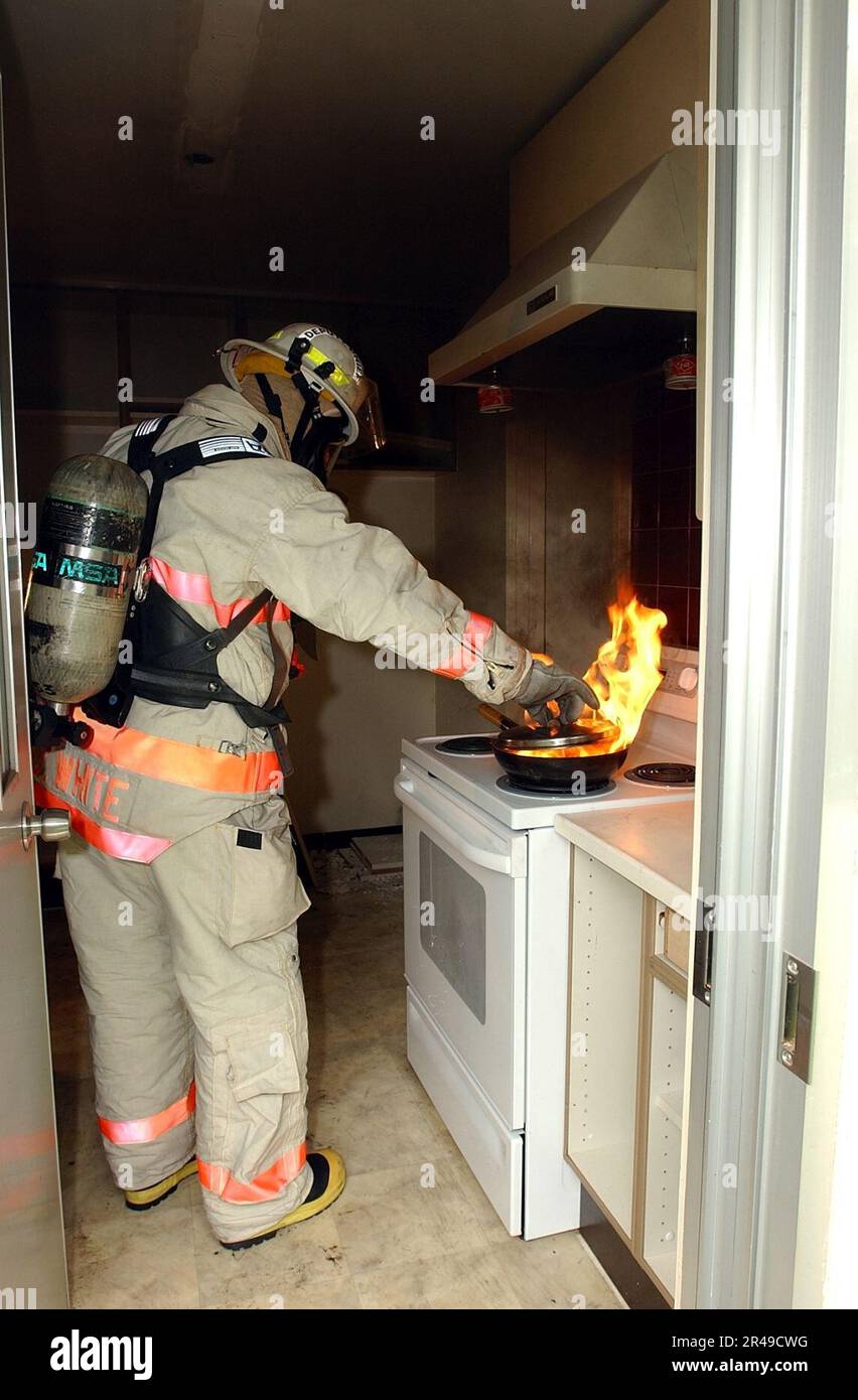 US Navy Deputy Fire Stock Photo - Alamy