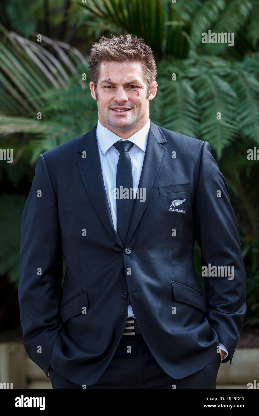 New Zealand rugby player and captain of All Blacks Richie McCaw. Photo ...