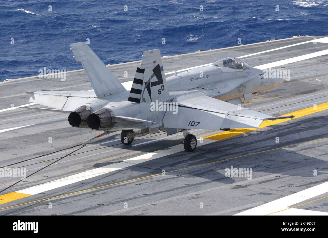 US Navy An F-A-18 Hornet from the Salty Dogs of Air Test and Evaluation ...