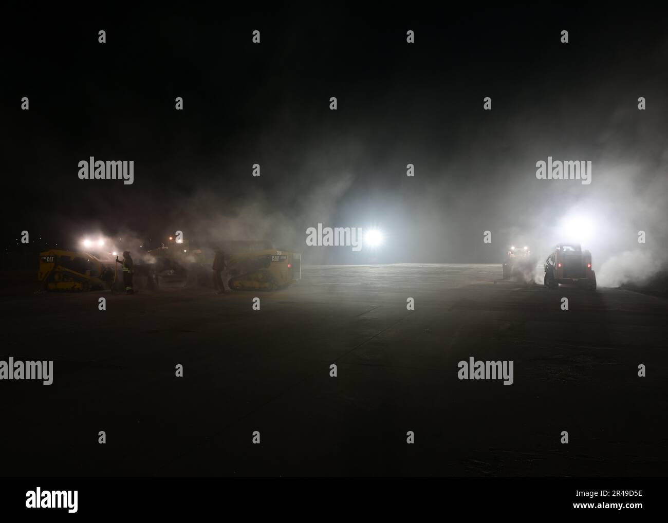 U.S. Air Force Airmen assigned to the 8th Civil Engineer Squadron (CES ...