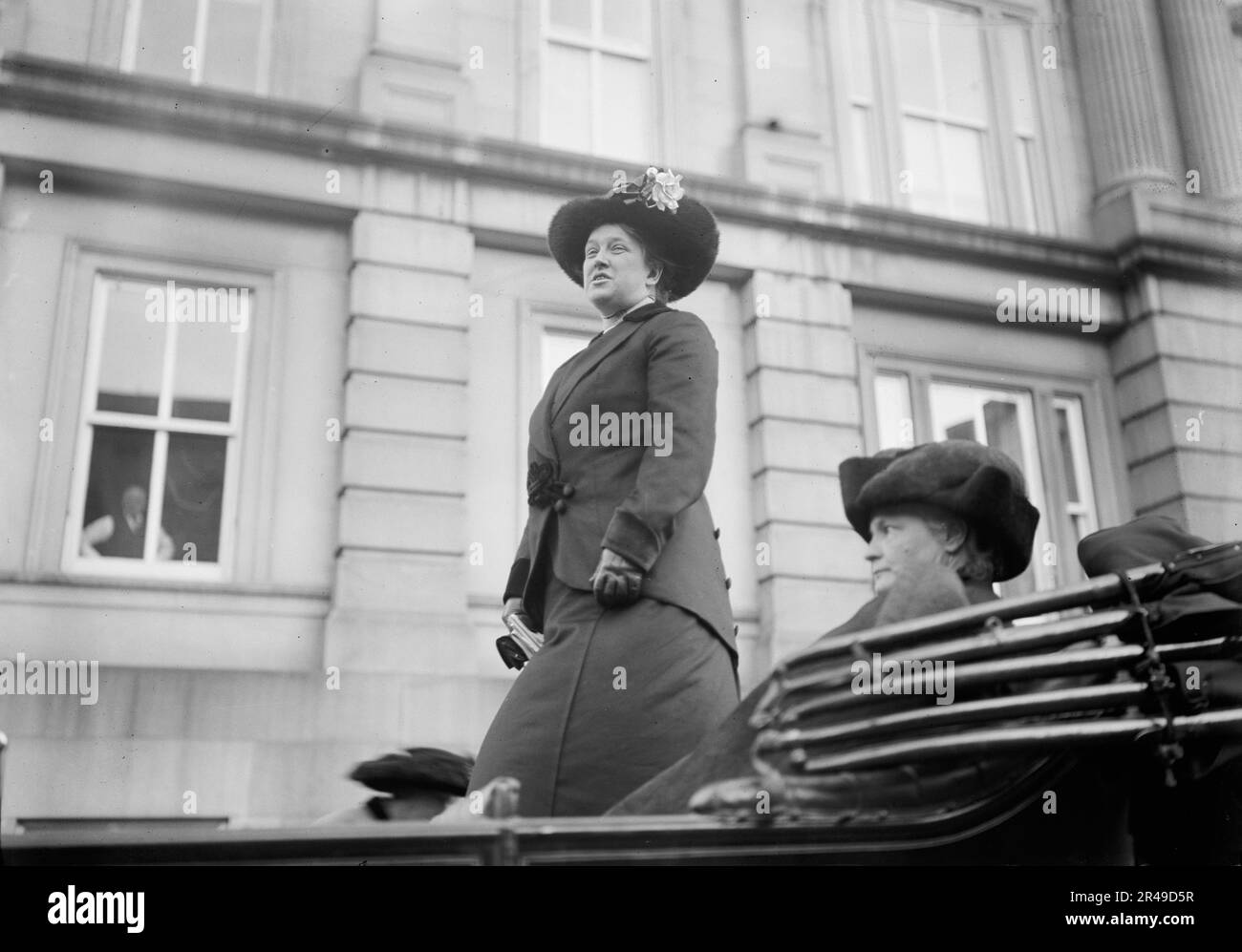 Woman Suffrage - Mrs. Olive Hasbrouck, Mrs. Glendower Evans, 1913 Stock ...