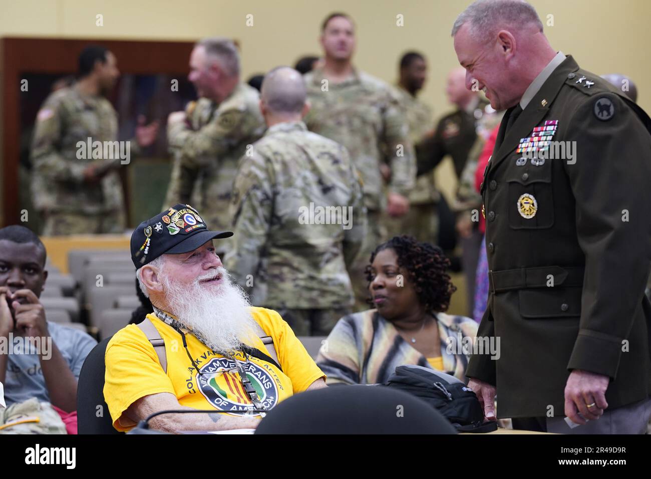Veterans of the Vietnam War were invited to the 81st Readiness Division ...