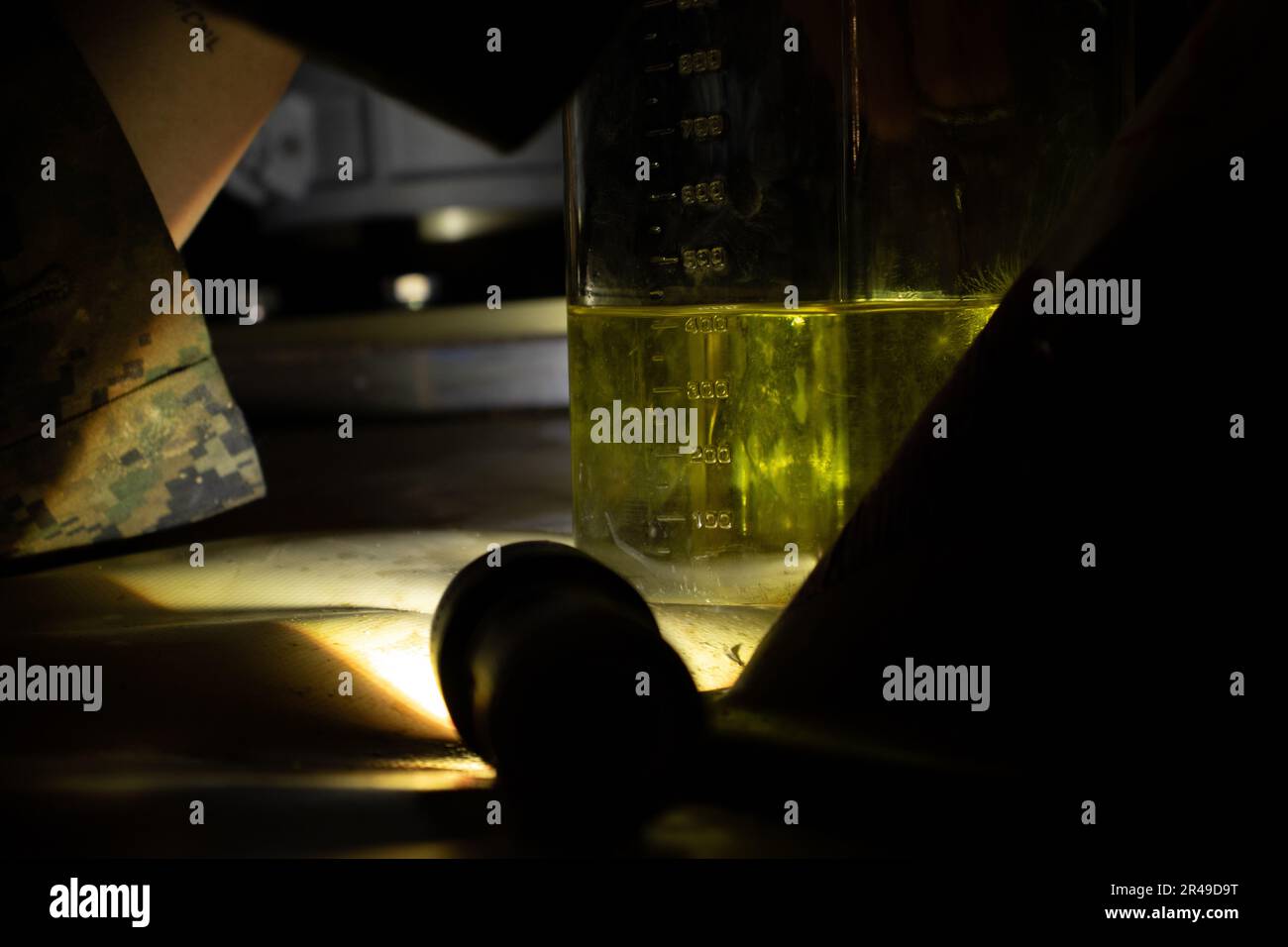 U.S. Marine Corps Cpl. Yaroslav Painter, a petroleum laboratory ...