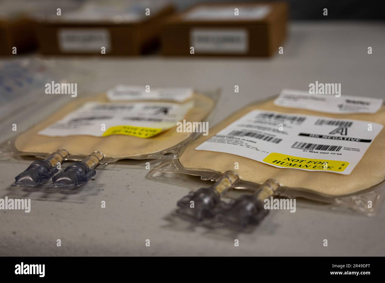 Blood product kits currently under development by the U.S. Army Medical ...