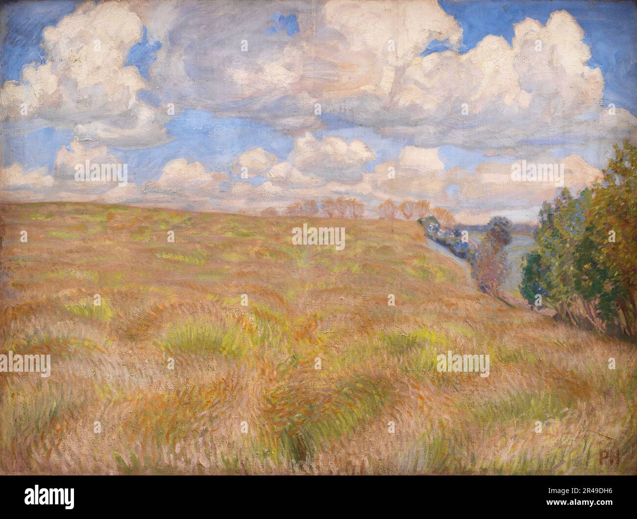 Rye field painting hi-res stock photography and images - Alamy