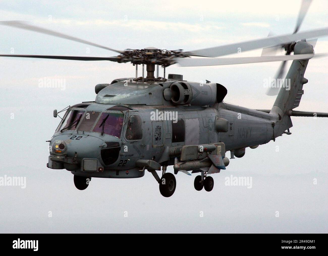 US Navy Armed with an AGM-119 Penguin anti-ship missile, a SH-60B Sea ...