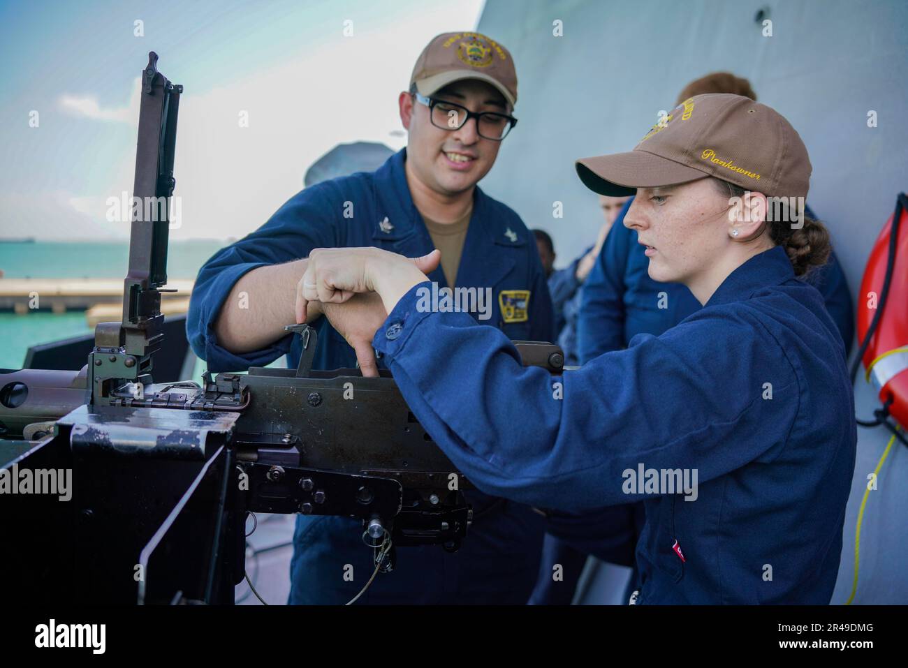 SINGAPORE (March 9, 2023) Gunner’s Mate 2nd Class Joshua Rodriguez ...