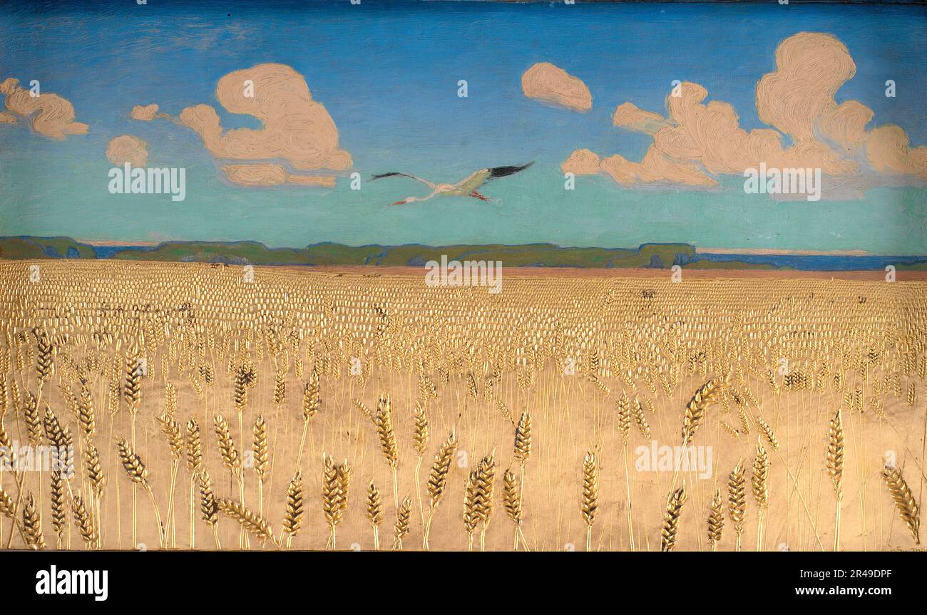 Danish Landscape, 1891 Stock Photo - Alamy