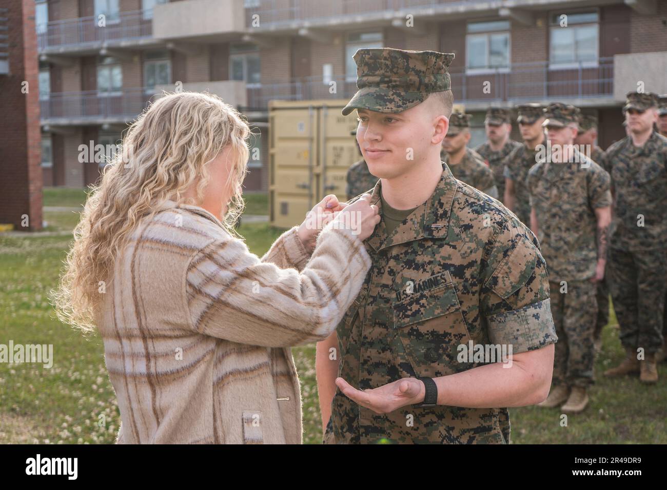 1st Lieutenant Jacob Shackle, with the 24th Marine Expeditionary Unit ...