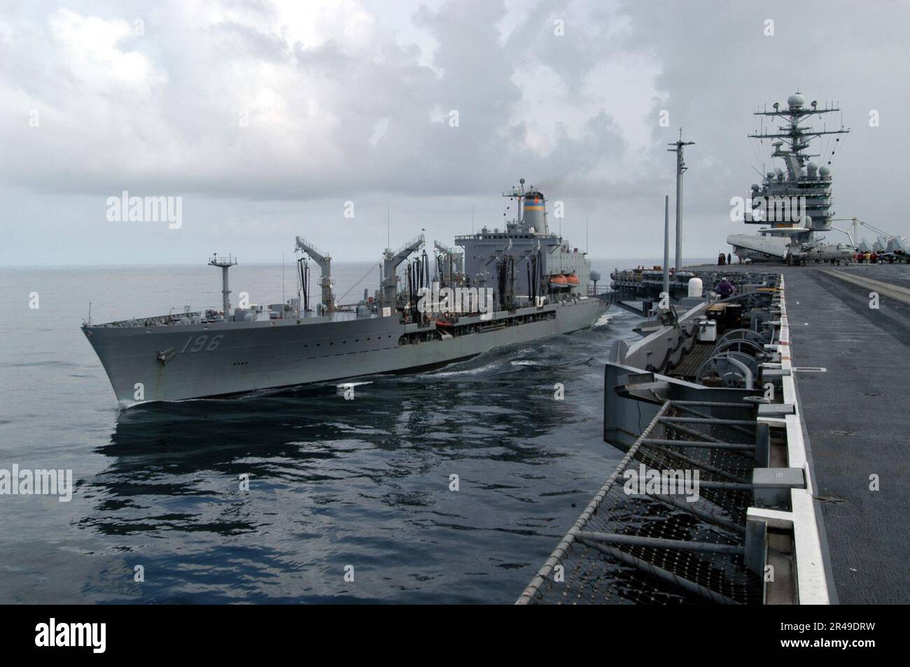 US Navy The Military Sea Lift Command, oiler USNS Kanawha (T-AO 196 ...