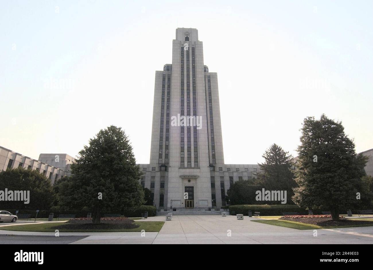 US Navy Entrance to the administration building at the National Naval ...