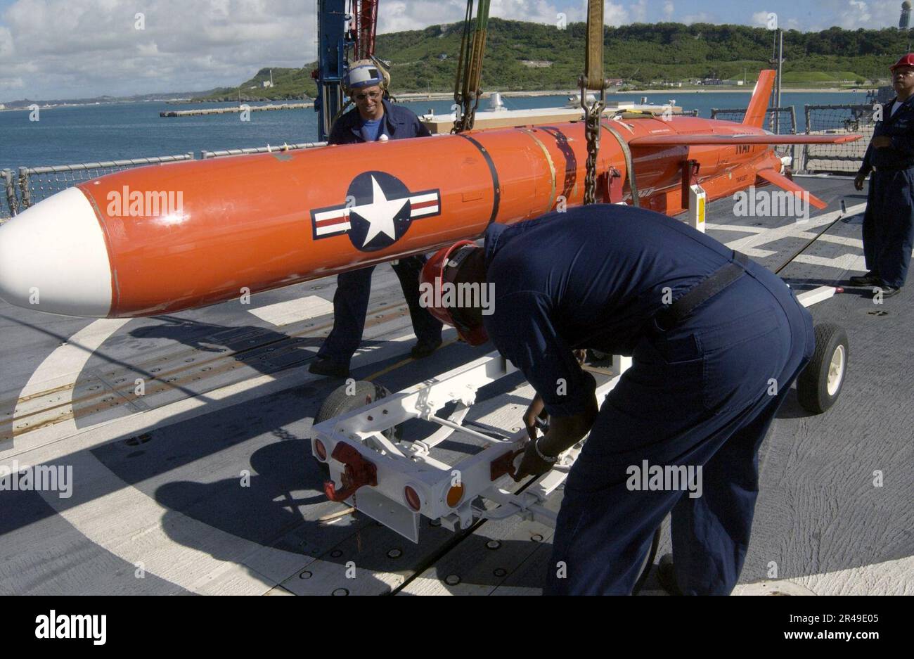 US Navy Sailors from Fleet Activities Okinawa, Japan on load target ...