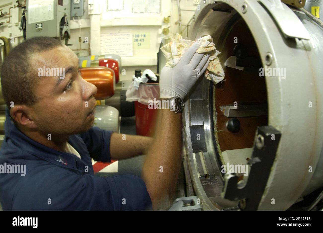 US Navy Torpedoman Stock Photo - Alamy