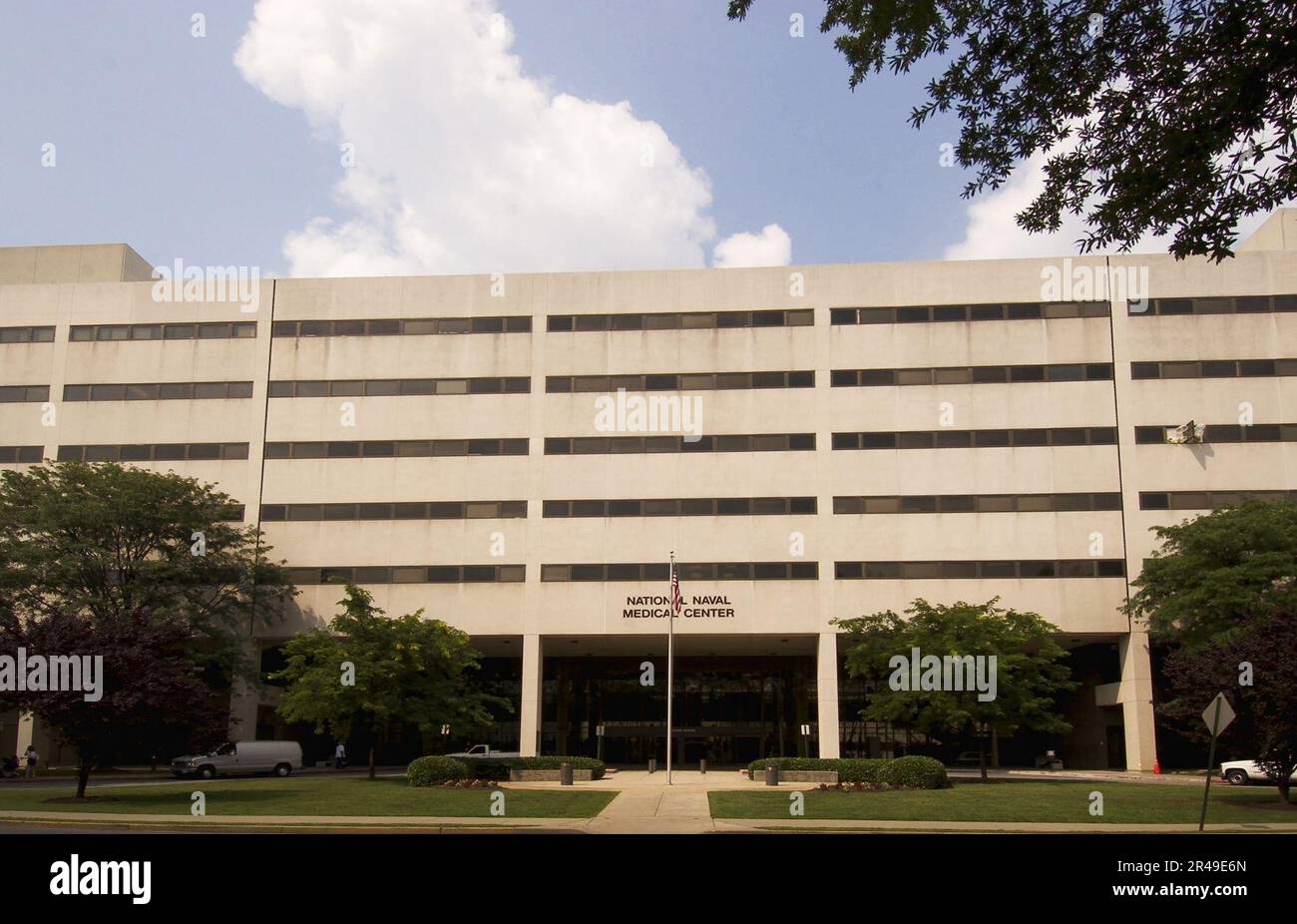 US Navy The main entrance to treatment facilities at the National Naval ...