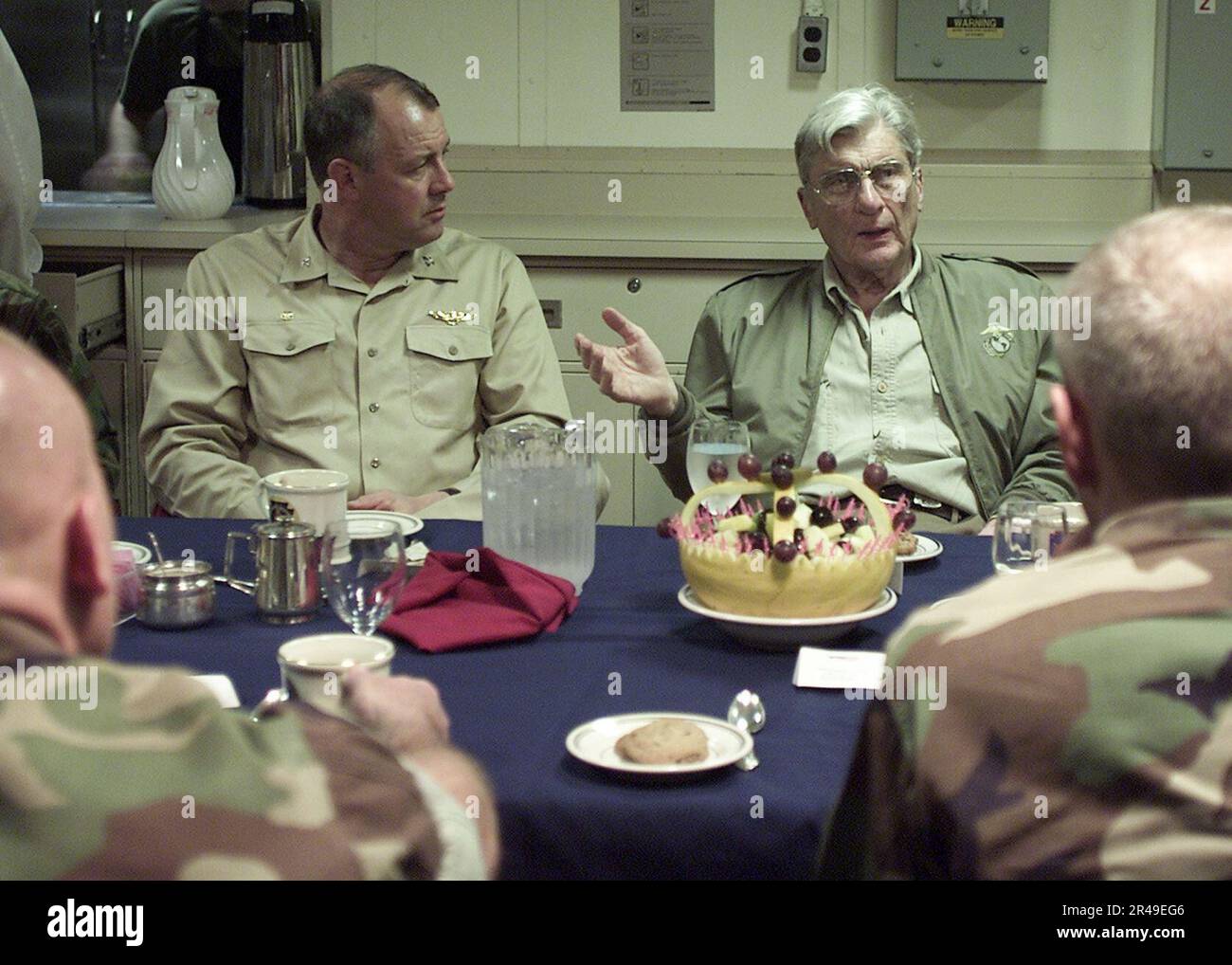 US Navy Senate Armed Services Committee Ch Sen. John Warner (R-Va ...