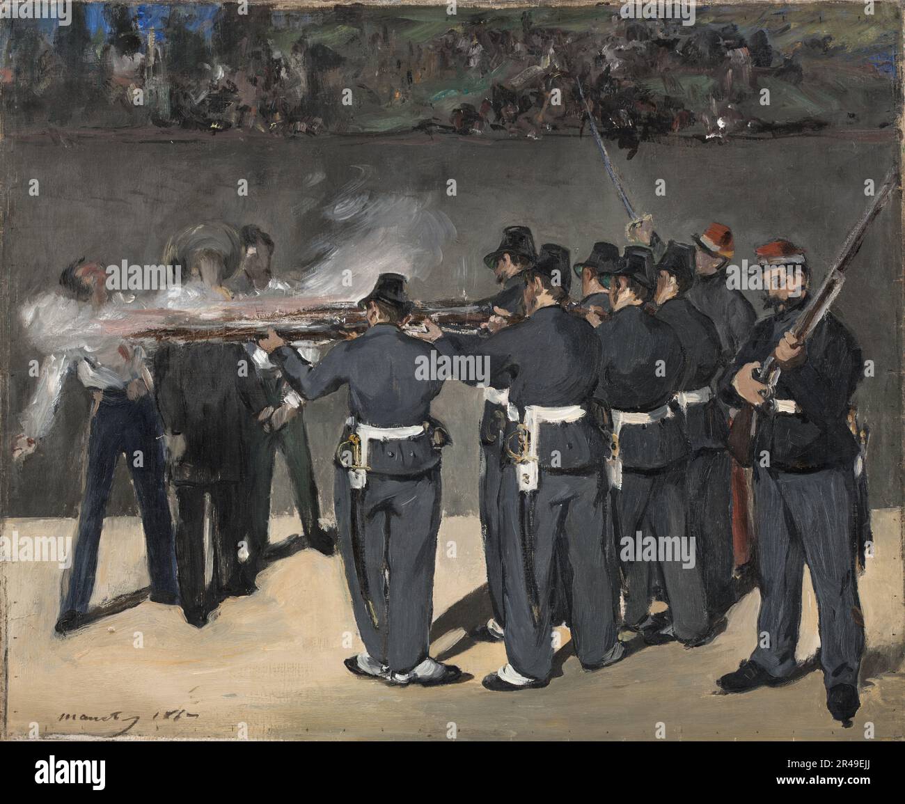 The Execution of Emperor Maximilian, 1867 Stock Photo - Alamy